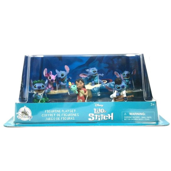 Disney | Toys | Disney Lilo Stitch Figurine Playset 6 Character Figures ...